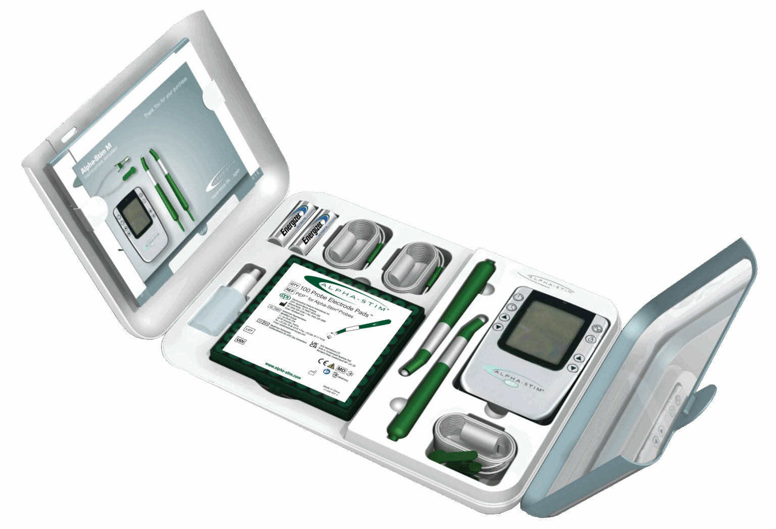 Alpha-Stim M Kit (US) - For Pain, Anxiety & Insomnia | Alpha-Stim