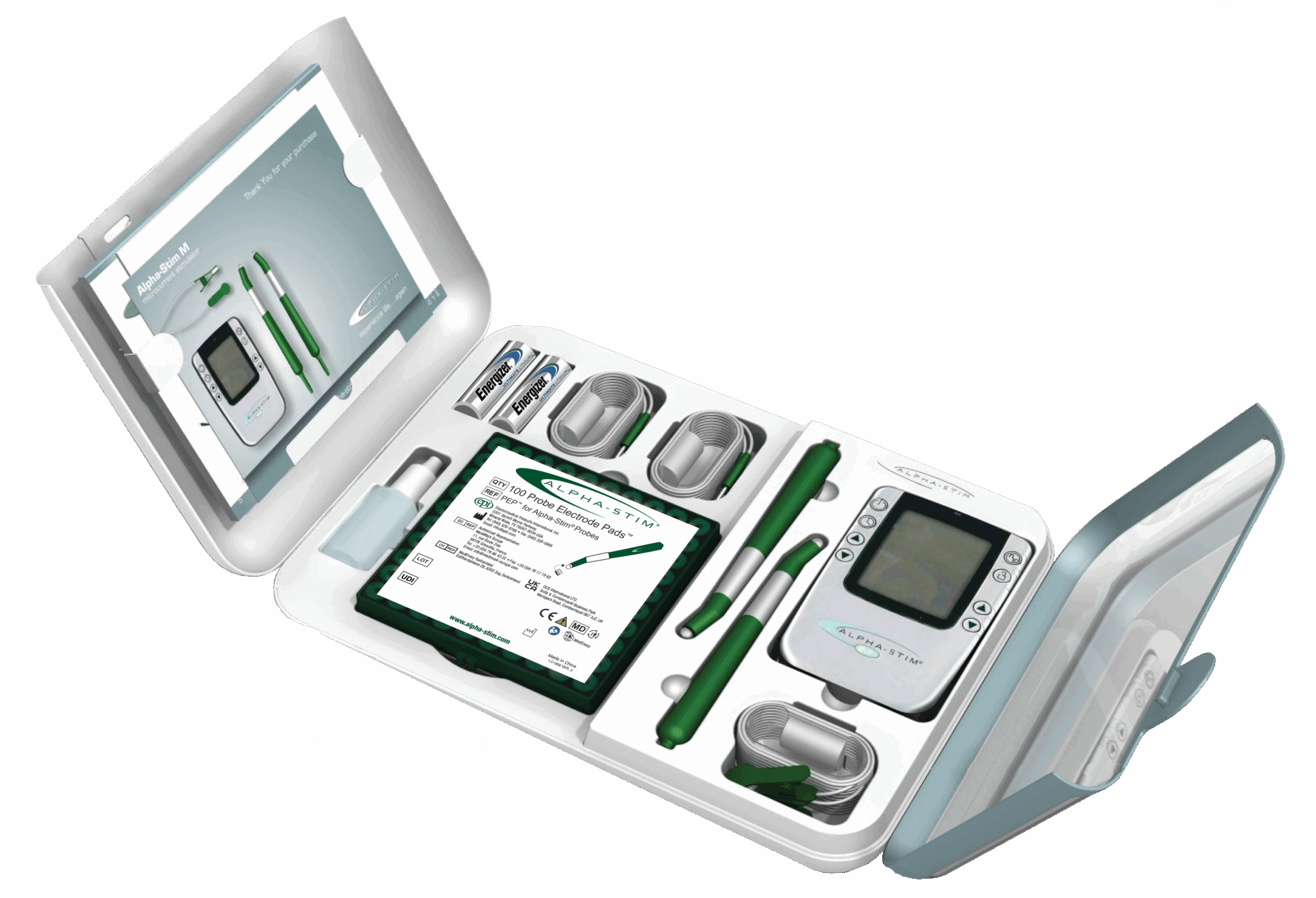 Alpha-Stim M Kit (US) - For Pain, Anxiety & Insomnia | Alpha-Stim