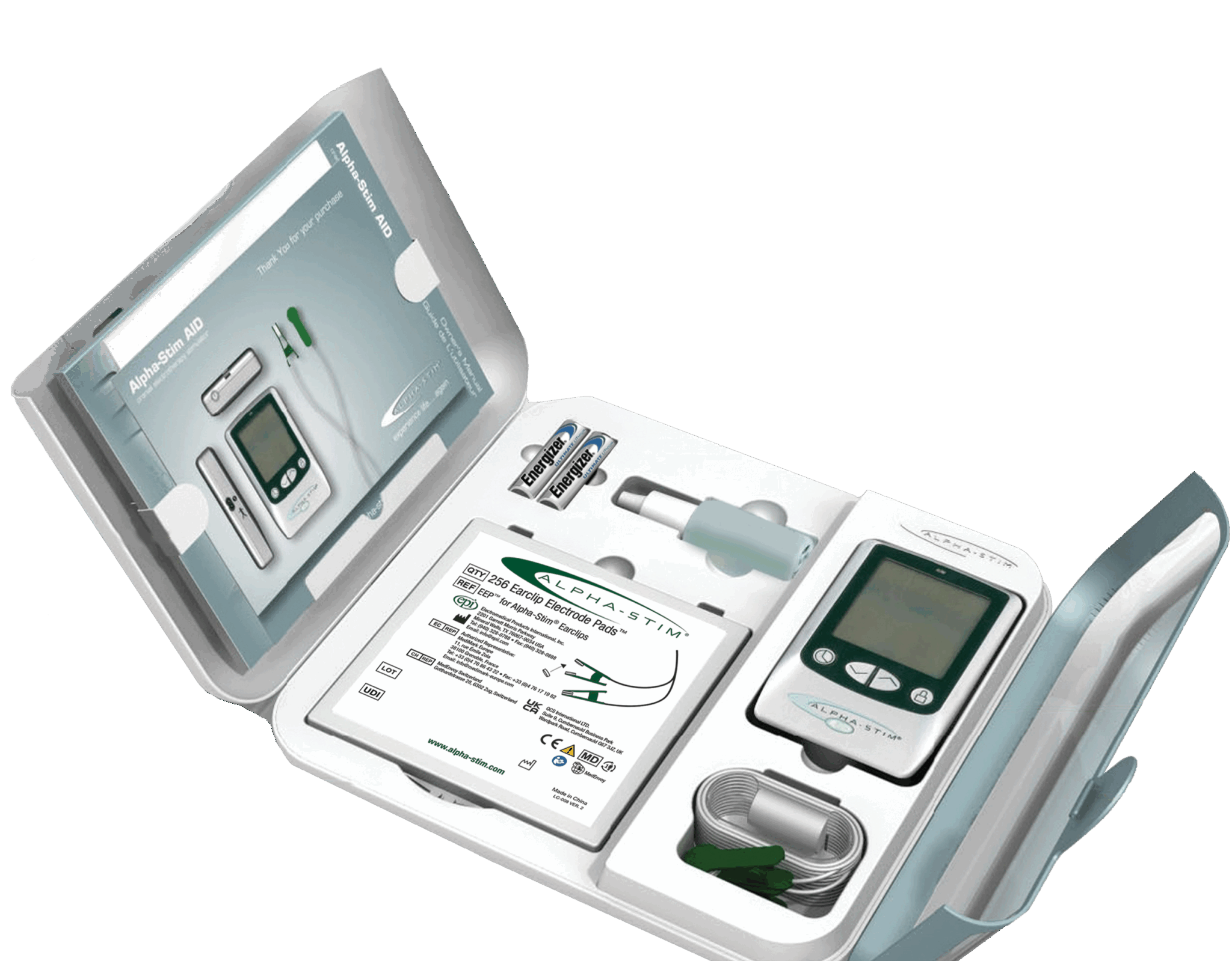 Alpha-Stim AID Kit (US) - For Anxiety & Insomnia | Alpha-Stim